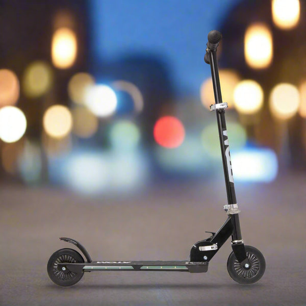 ATOM Light-Up Night Flash Scooter - Black